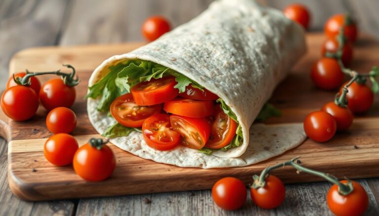 Tasty Tomato & Arugula Wrap Recipe - Perfect Lunch Idea